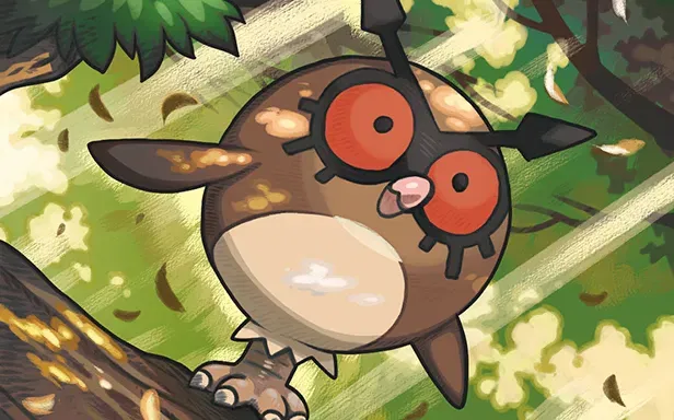 Hoothoot Common · Wisdom of Sea and Sky (A4) #140 · Pokémon TCG Pocket ...