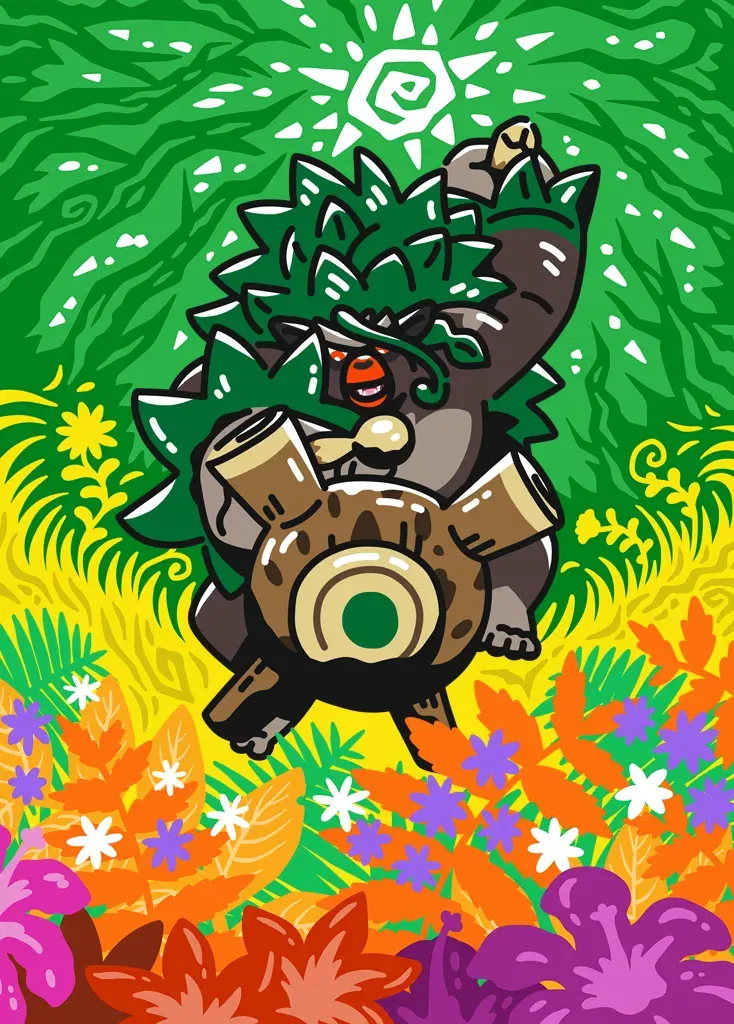 Rillaboom Art Rare · Mega Rising (B1) #229 · Pokémon TCG Pocket ...