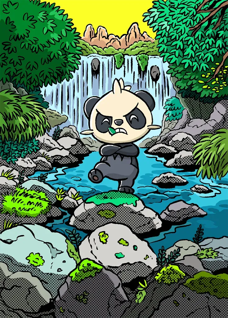 Pancham Art Rare · Mega Rising (B1) #243 · Pokémon TCG Pocket | Pokémon ...