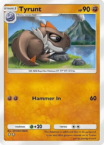 All Tyrunt Cards from Pokémon TCG Pocket | Pokémon Zone