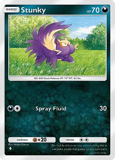 Stunky Common · Fantastical Parade (B2) #101 · Pokémon TCG Pocket ...