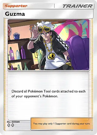 Guzma Uncommon · Celestial Guardians (A3) #151 · Pokémon TCG Pocket ...